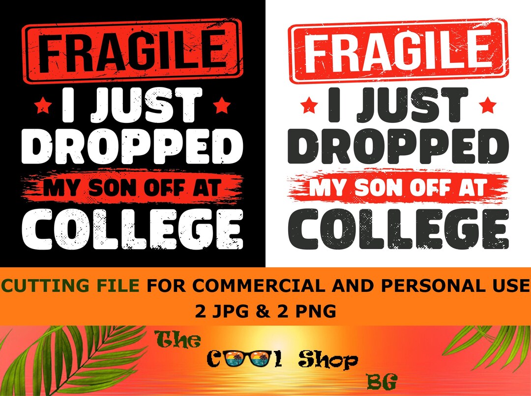 Funny College Drop off PNG: Back to School Shirt Design (digital ...