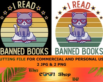 I Read Banned Books Png for Sublimation Banned Books Png Books Png ...
