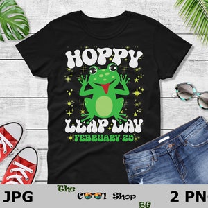 Happy and Hoppy Leap Year Leap Day 2024 Digital File Png, February 29 ...