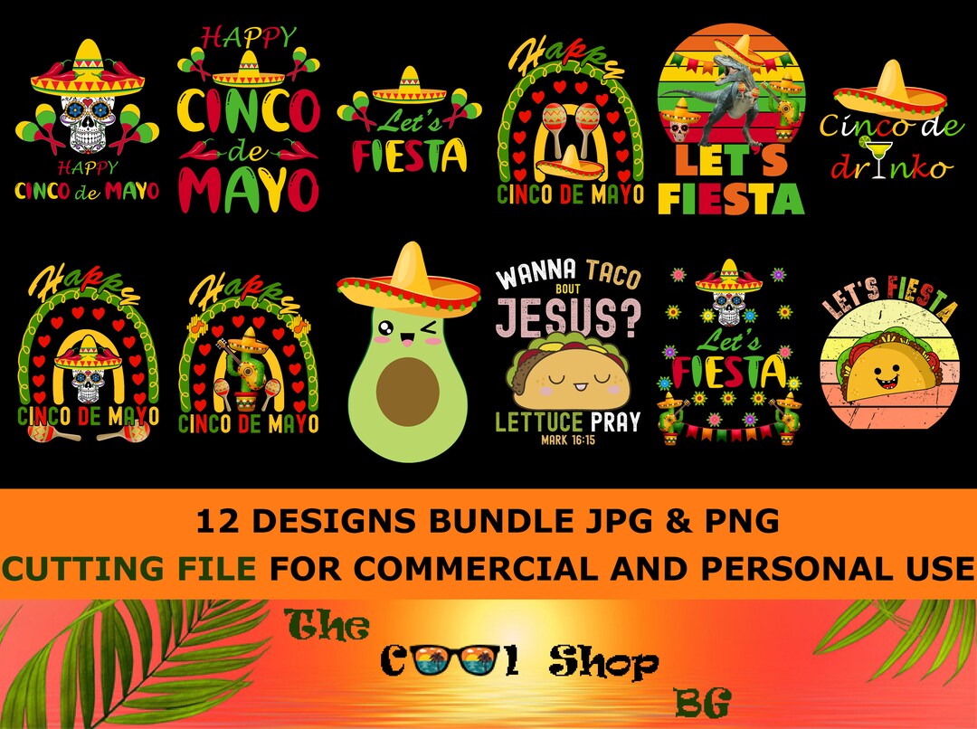 Taco Bundle Png, Margarita Bundle Png, Cinco De Mayo Png, Tequila Png ...