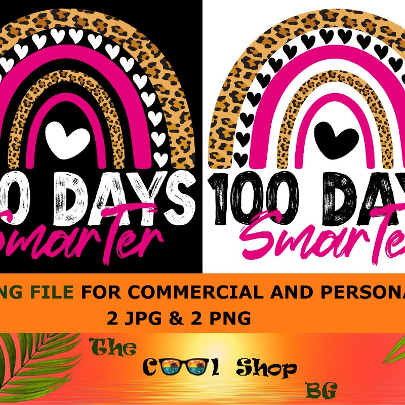 100 Days Smarter Svg - Etsy