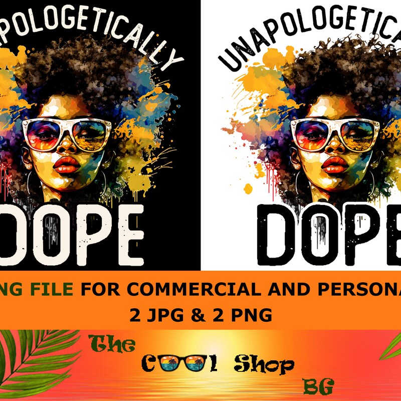 Unapologetically Dope Black Png - Etsy
