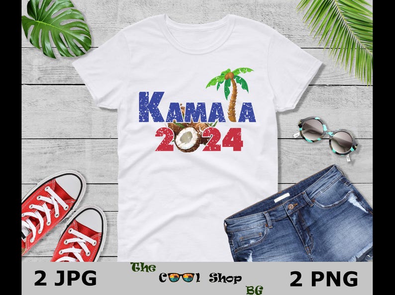 Kamala Harris Coconut Tree 2024 Png Jpg, Instant Download, Coconut ...
