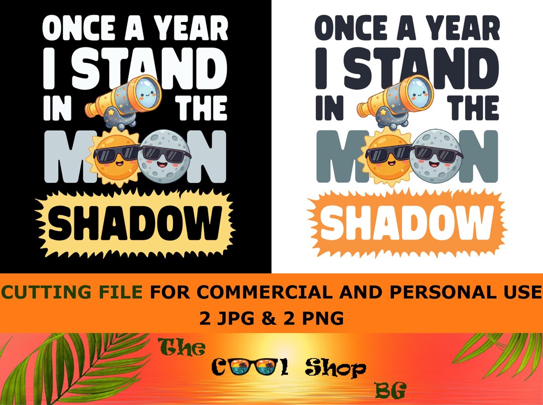 Cute Solar Eclipse PNG Set, Kawaii Sun, Moon, Telescope Clipart, "stand ...