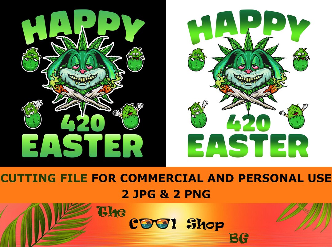 Happy 420 Easter Png, Bunny Png, 420 Png, Weed Png, Cannabis Png ...