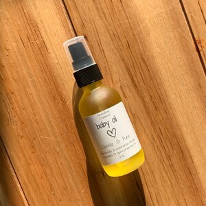 Baby Oil Simple, Gentle Pure Moisturizer Sensitive Skin Belly Oil - Etsy
