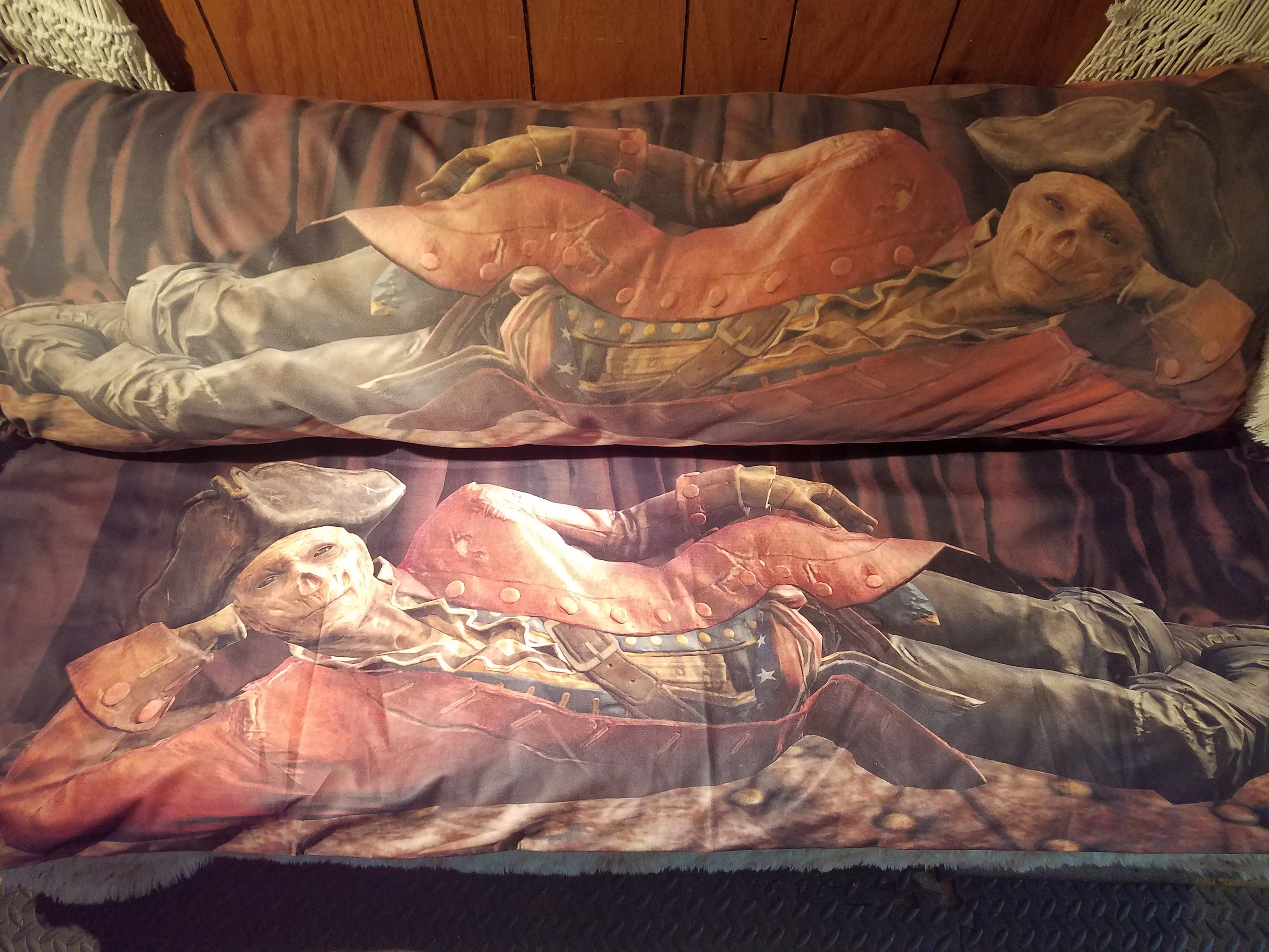 Fallout John Hancock Peachskin Hugging Body Pillow Case | Etsy