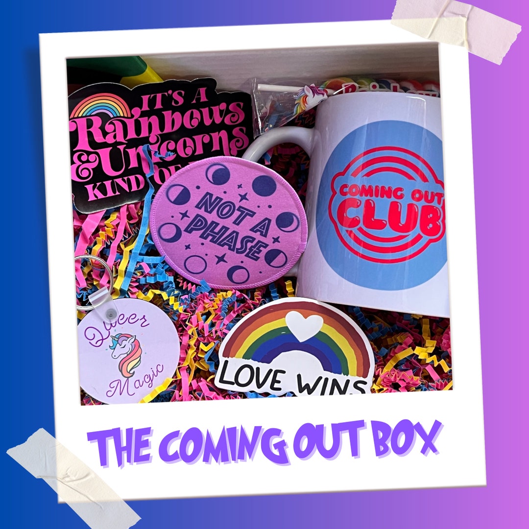 The COMING OUT Gift Box for New Members of the LGBTQ Family Lesbian ...