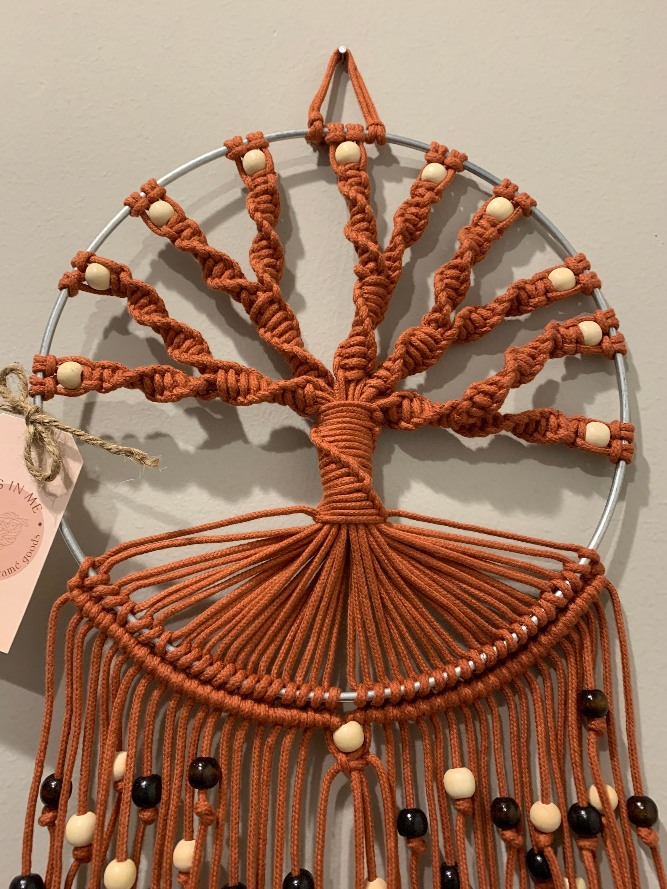 Macrame árbol de la vida colgante de pared decoración Boho - Etsy España