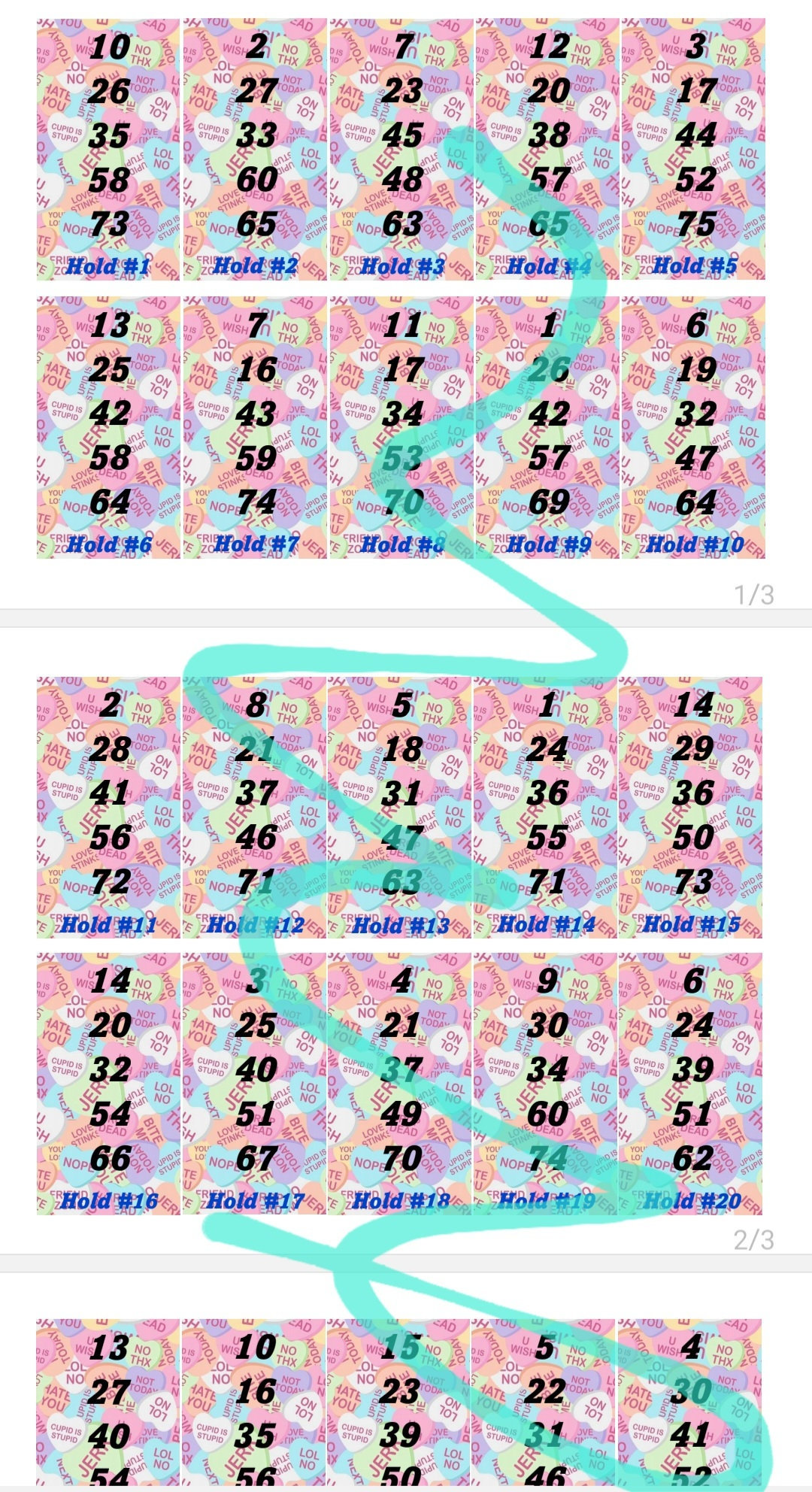 5/75 Houdini Candy Hearts - Etsy