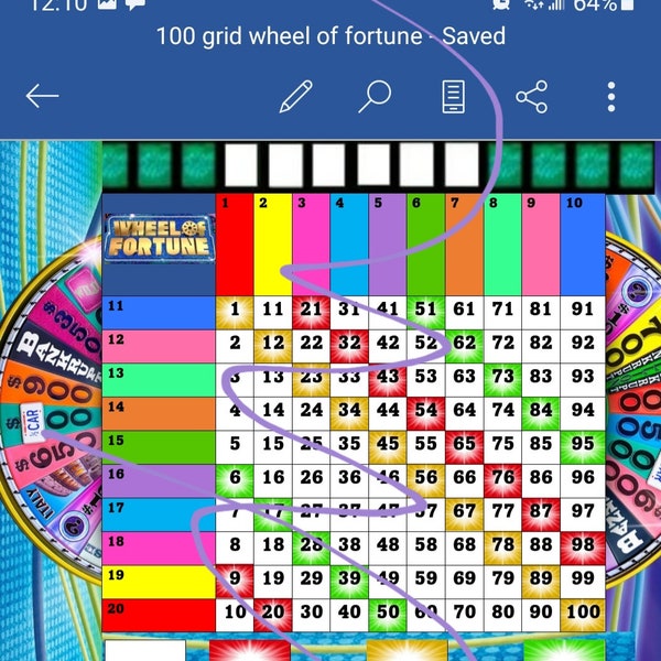 Wheel of Fortune Envelope - Etsy