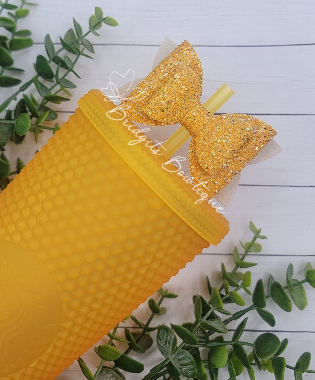 Yellow Mustard & Cream Straw Bow | Straw Bow Topper | Stanley Yarrow ...