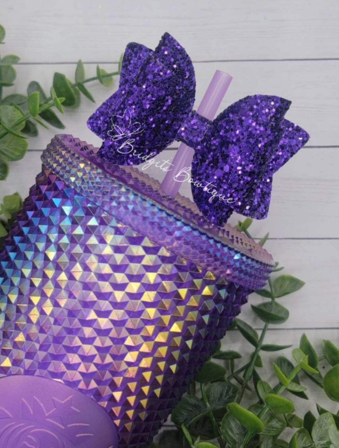 Chunky Purple Straw Bow Straw Bow Topper Straw Topper Bow - Etsy