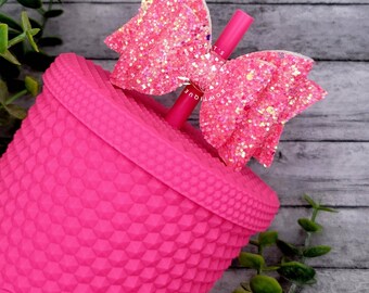 Hot Pink Straw Topper - Etsy