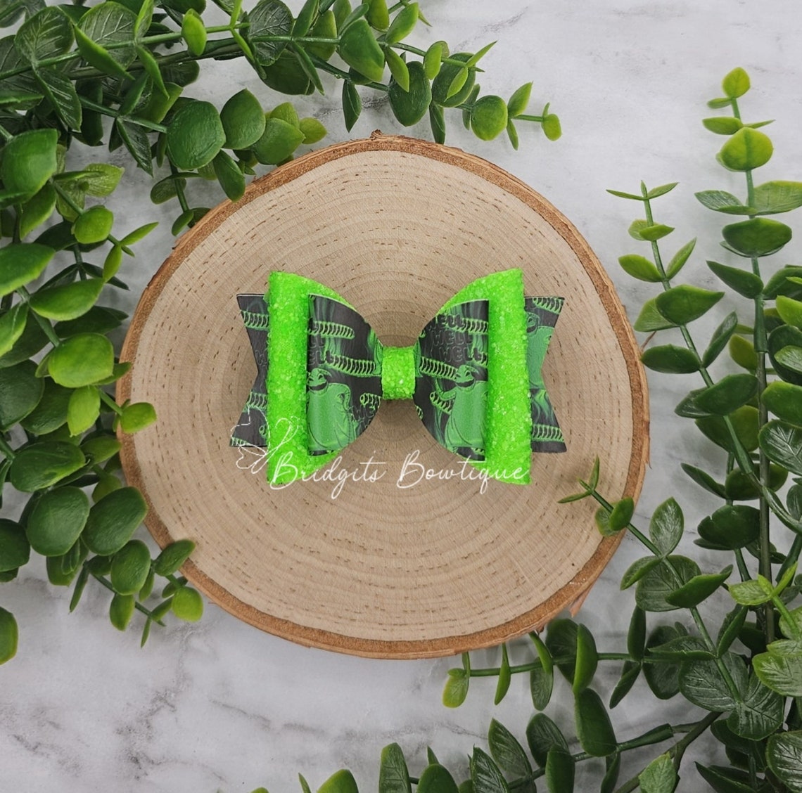Neon Green Slime Guy Straw Bow Topper | Straw Topper Bow | Starbucks ...