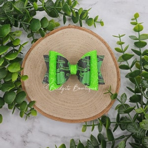 Neon Green Slime Guy Straw Bow Topper | Straw Topper Bow | Starbucks ...