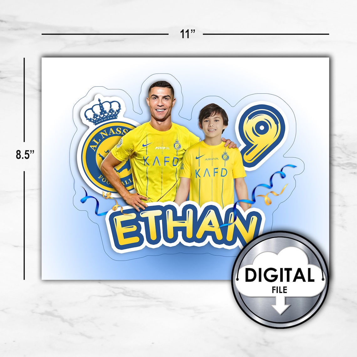 Personalized Soccer Football Cristiano Ronaldo Birthday Cake Decoration ...