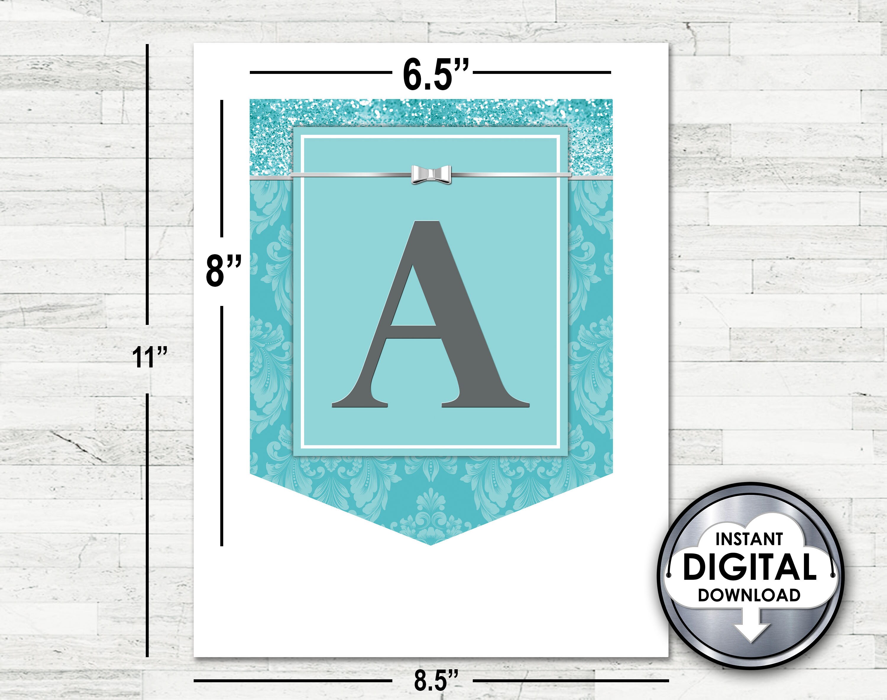 A Little Prince Baby Shower Printable Alphabet Banner Set, Letters A to ...