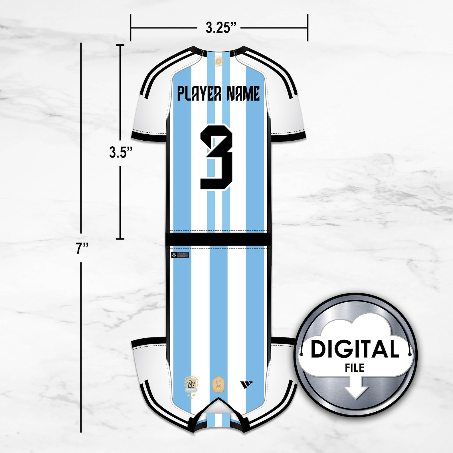 Editable Soccer Football Argentina Messi Birthday Party Printable ...