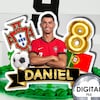 Real Madrid Cake Topper | Printable Football Player Decor | Custom ...