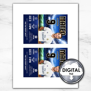 Cristiano Ronaldo Soccer Birthday Invitation (digital Printable) - Etsy