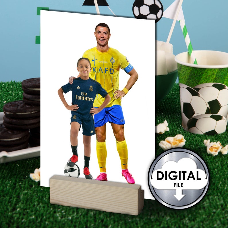 Personalized Soccer Football Cristiano Ronaldo Birthday Cake Decoration ...