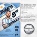 Personalized Soccer Football Argentina Messi Birthday Party Invitation ...
