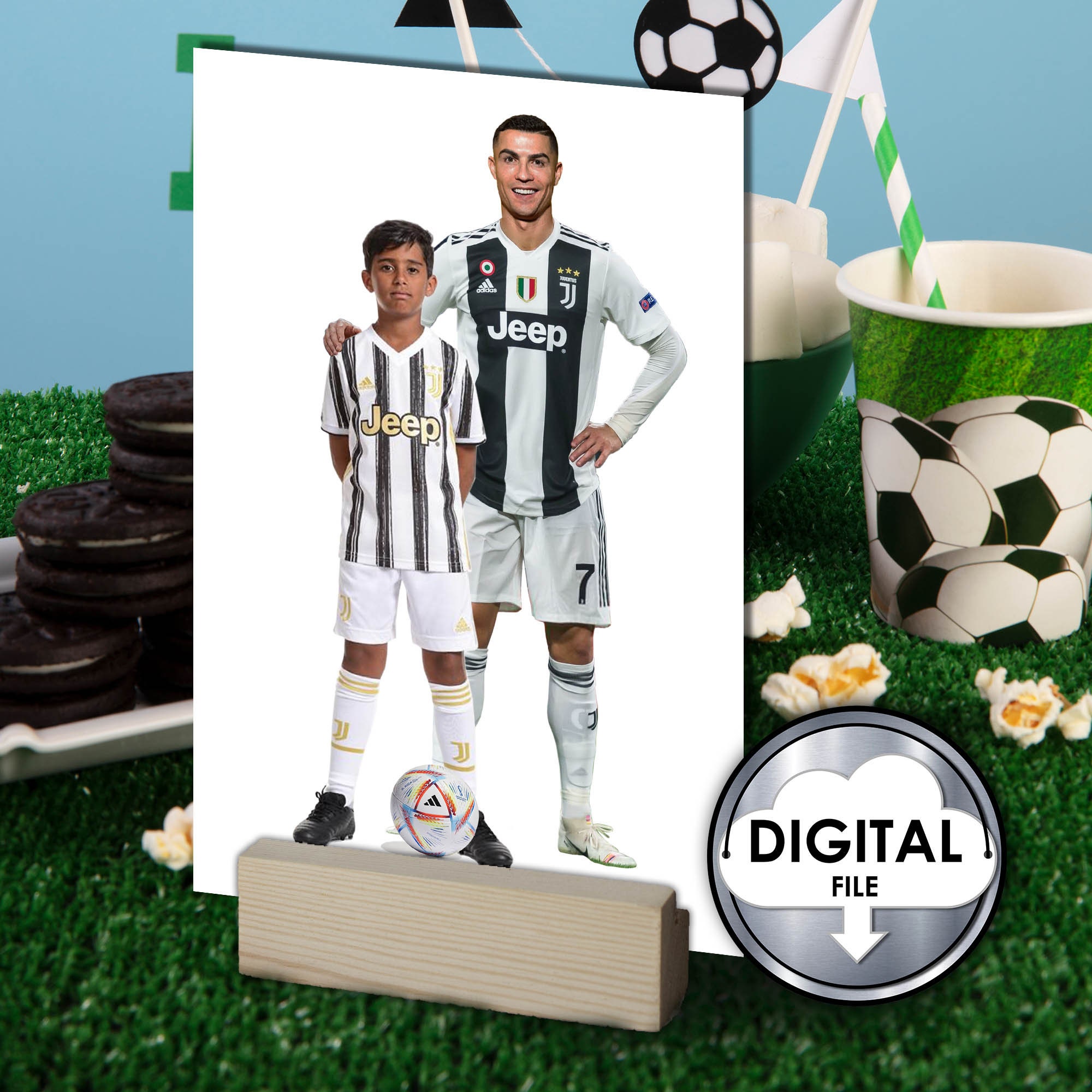 Personalized Soccer Football Juventus Cristiano Ronaldo Birthday Cake ...