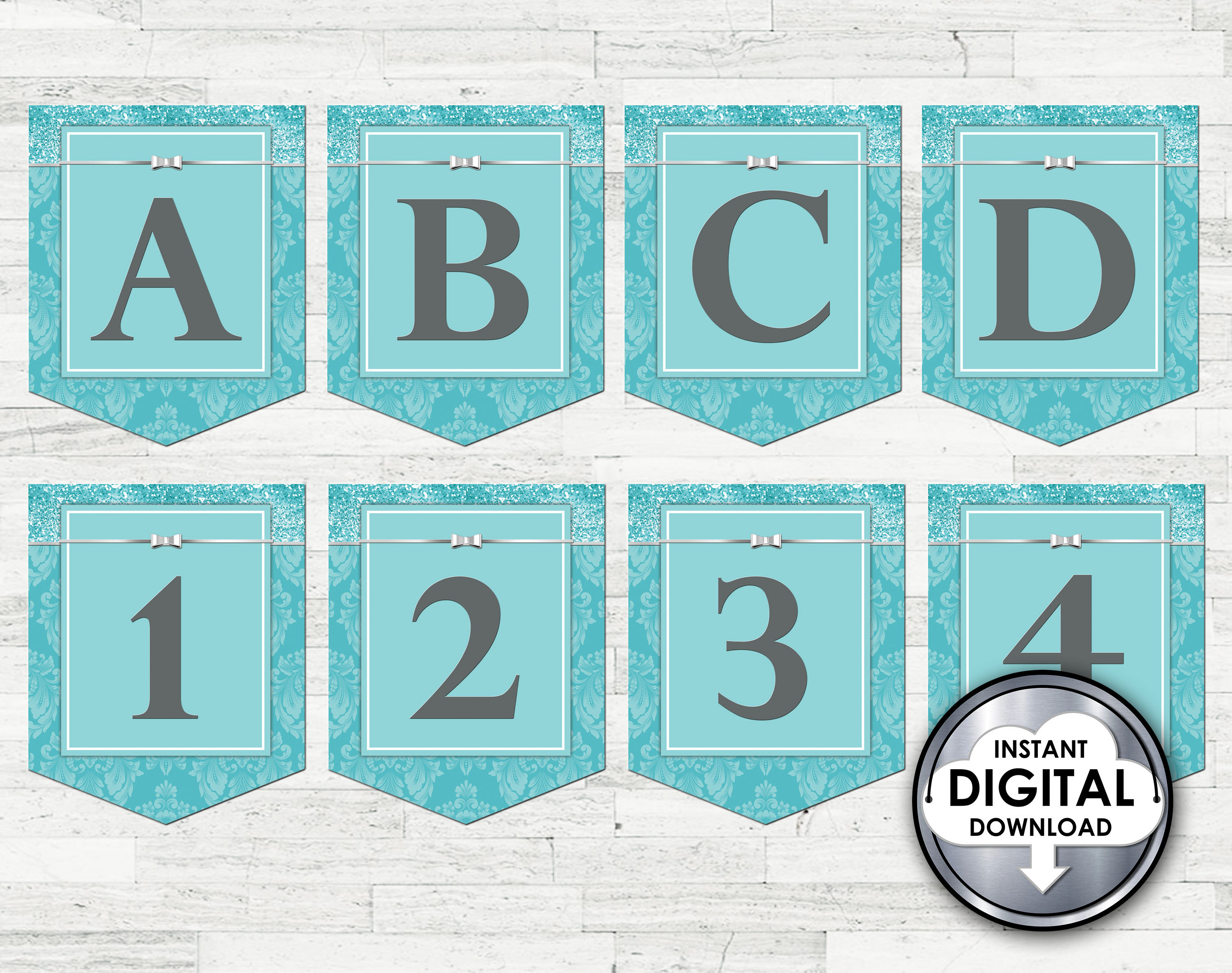 A Little Prince Baby Shower Printable Alphabet Banner Set, Letters A to ...