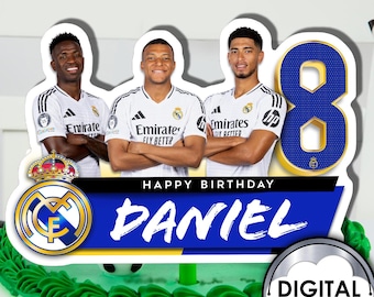 Customizable Soccer Team Birthday Cake Topper - Etsy