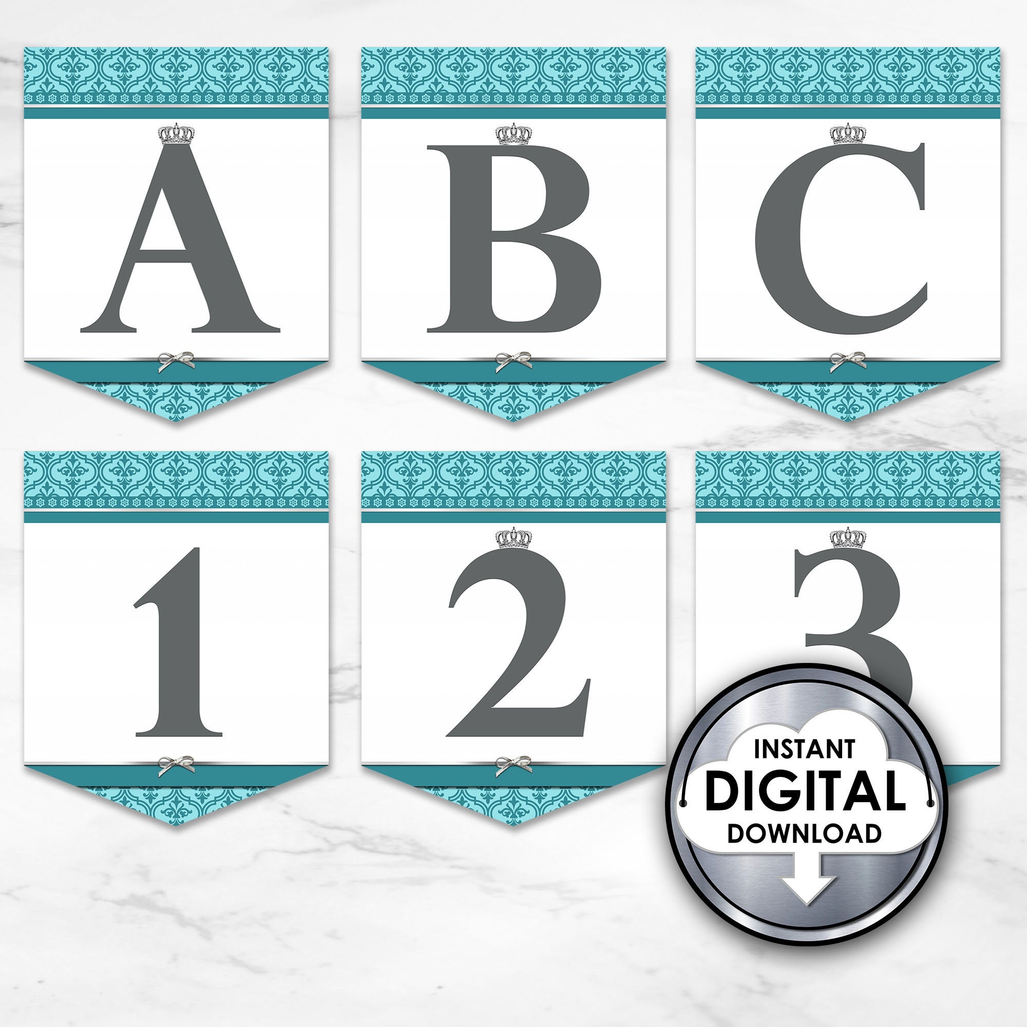 A Little Prince Baby Shower Printable Alphabet Banner Set - Etsy