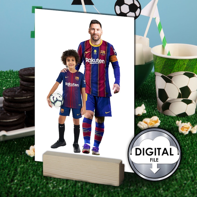 Personalized Soccer Football Argentina Messi Birthday Cake Decoration ...