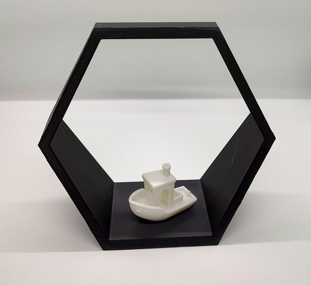 3D Printed Hexagon Wall Display - Etsy