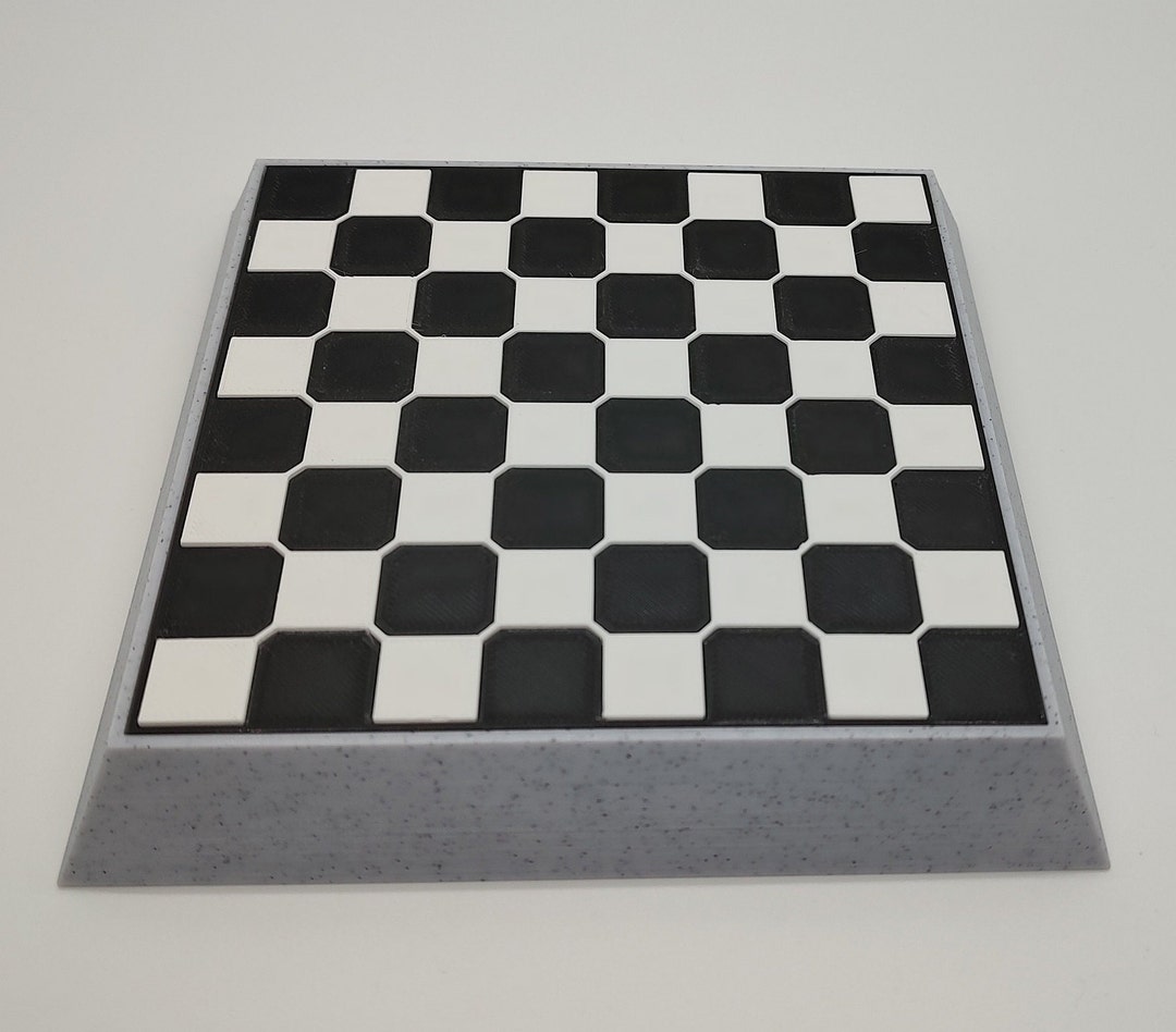 3D Printed Mini Chess Set With Internal Piece Storage - Etsy