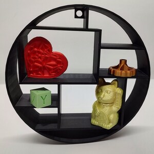 3D Printed Circular Wall Display - Etsy