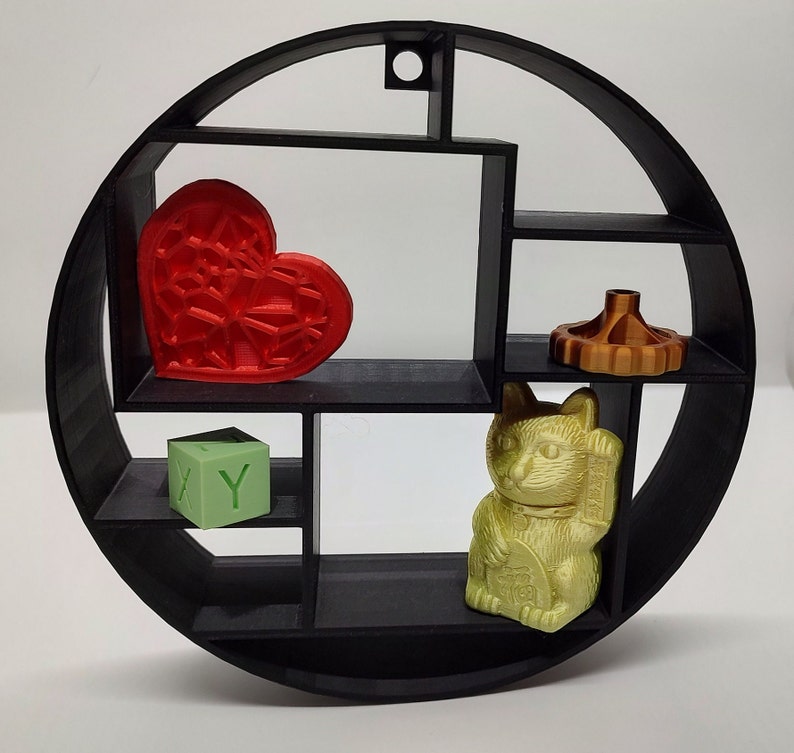 3D Printed Circular Wall Display - Etsy