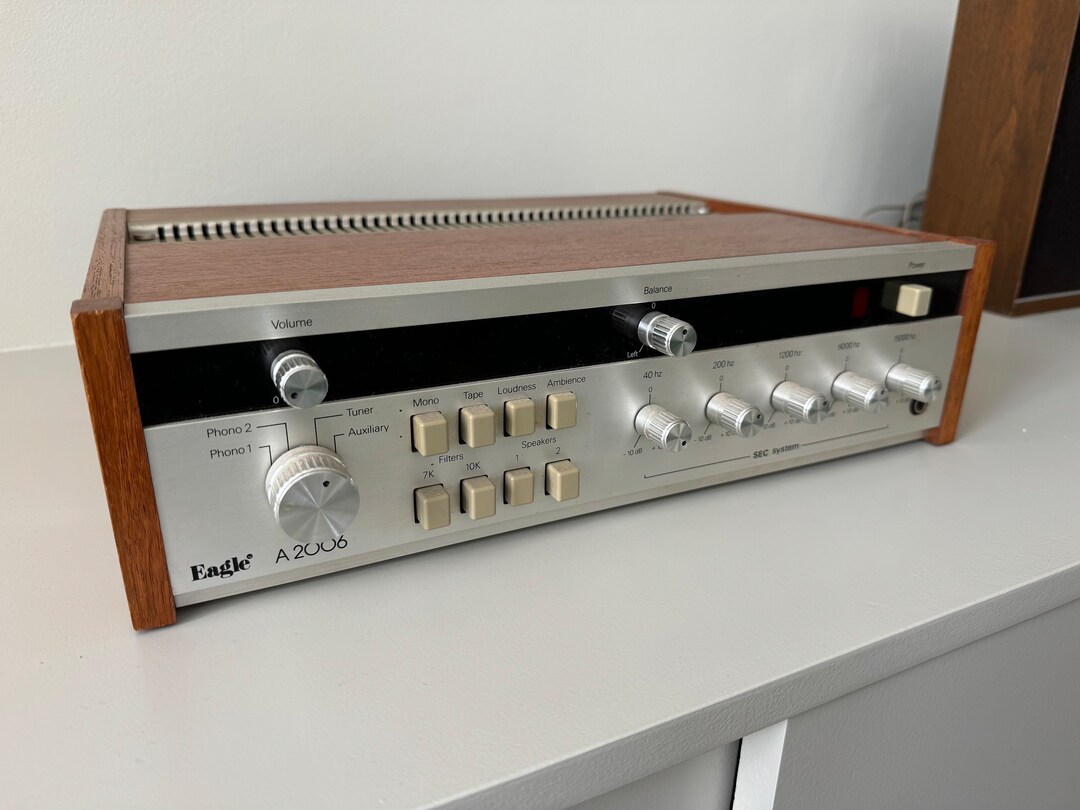 Top Notch Vintage Amplifier Eagle A2006 5-band Equalizer and Modernized ...