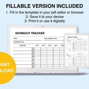 Fitness, Diet & Health Planner Inserts Bundle, A4 Instant Download PDF ...