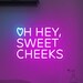 Hey Sweet Cheeks Sign,funny Gift,funny Bathroom Decor,apartment Wall ...