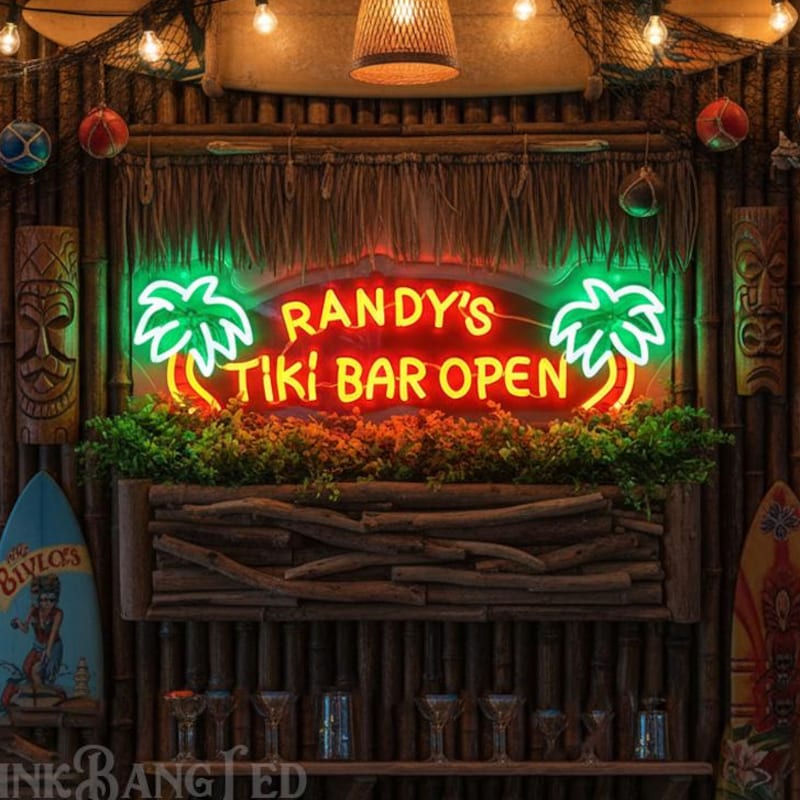 Tiki Bar Sign - Etsy