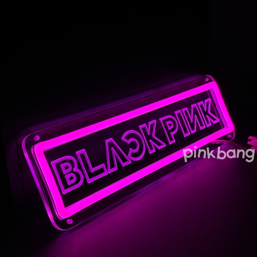 Handmade BLACKPINK LED Neon Sign Bedroom Wall Light Decor - Etsy