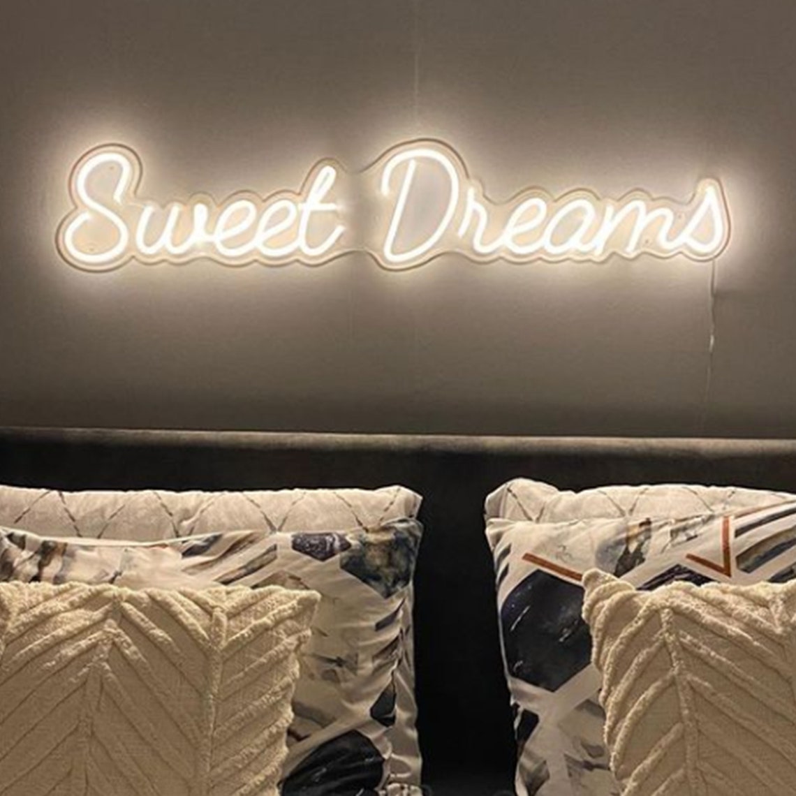 Sweet Dreams Led Neon Sign Bedroom Wall Light Art handmade - Etsy UK