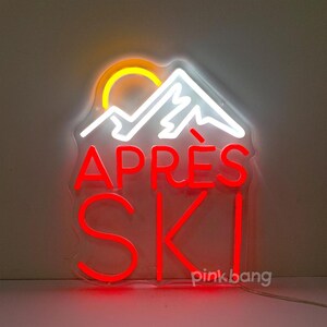 Après-ski Neon Sign, Après-ski Social Club Neon Sign, Apres Ski Wall ...
