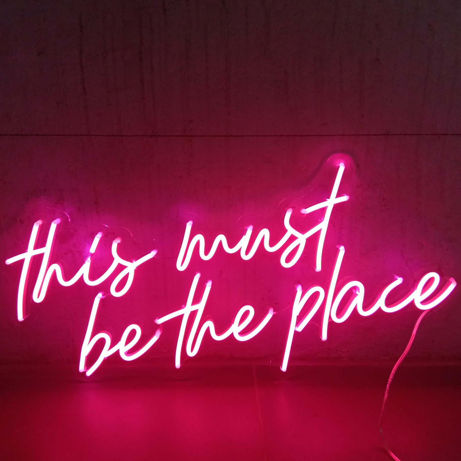 Handmade Led Neon Sign this Must Be the - Etsy