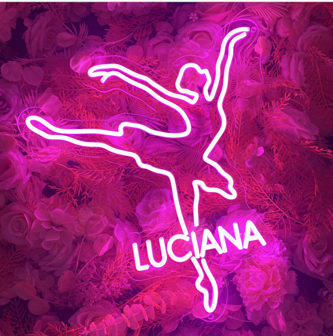Custom Ballet +name LED Neon Gifts Wall Light Decor,handmade Neon Gifts ...