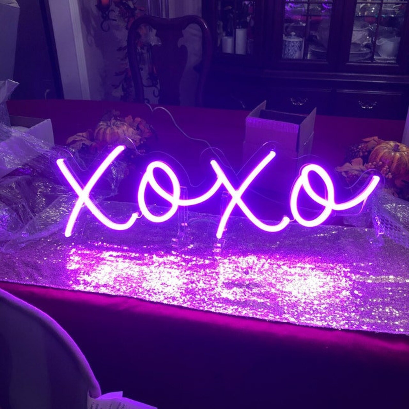Xoxo-kiss and Hug Led Neon Sign meon Wedding Decor Sign - Etsy
