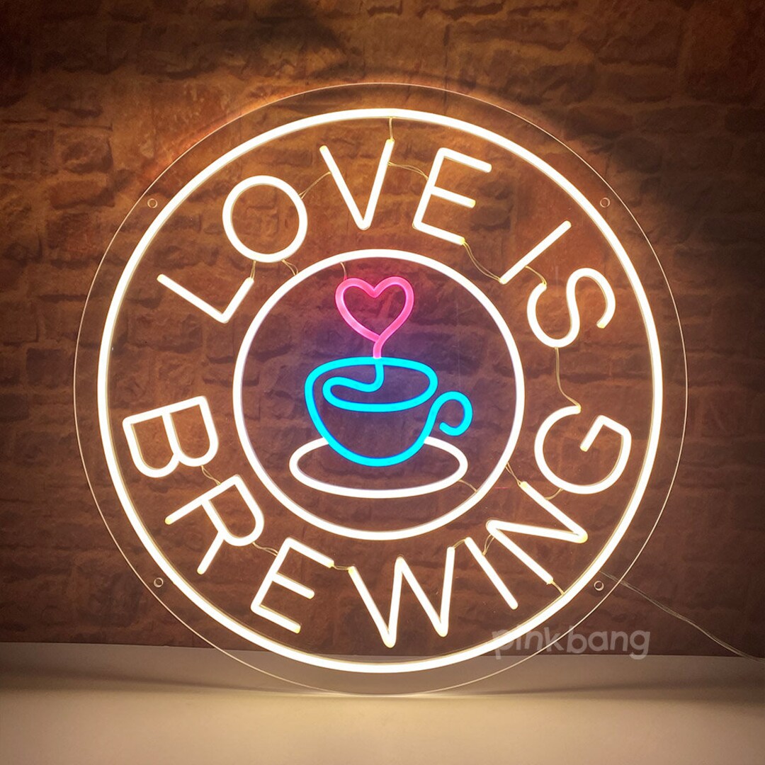 Love is Brewing Coffee Bridal Shower Sign,coffee Bar Love is Brewing ...