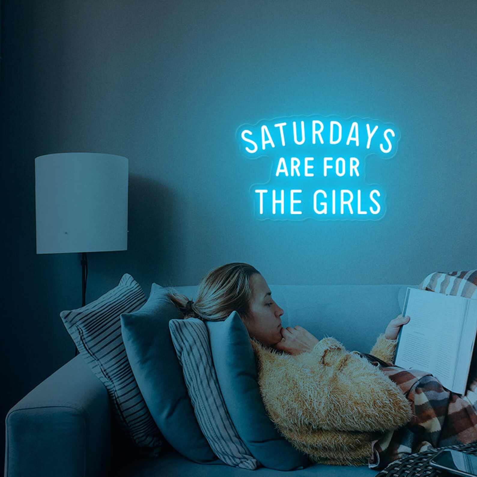 Saturdays Are for the Boys Neon Sign: Party Room Decor - Etsy