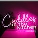 Cuddles in the Kitchen Neon Sign,kitchen Wall Art Decoration,house ...