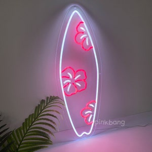 Surfboard LED Neon Sign,gifts for Surfers,surf Wall Art Decor,hawaii ...